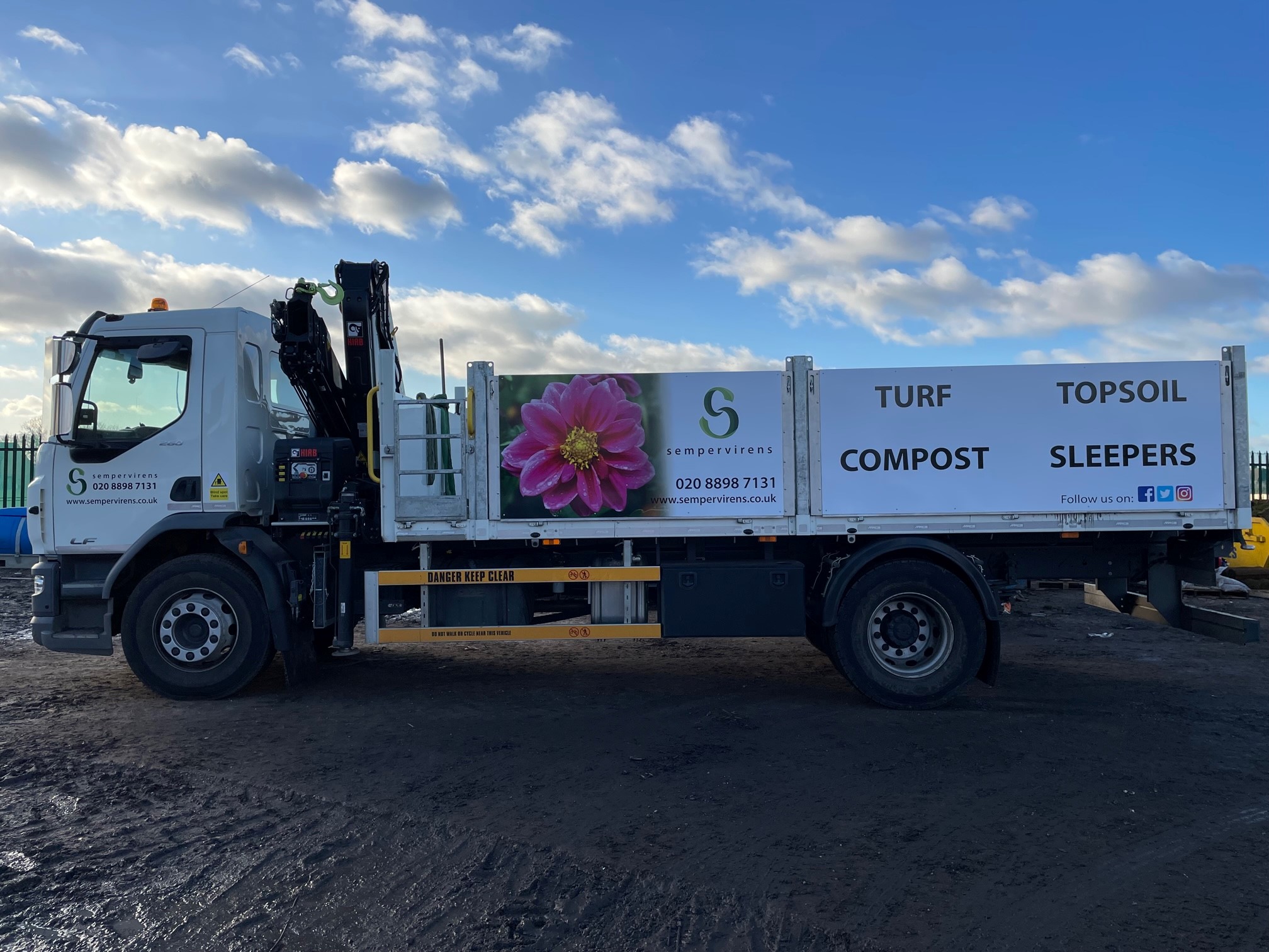 Lorry makeover - Twickenham Plant Centre